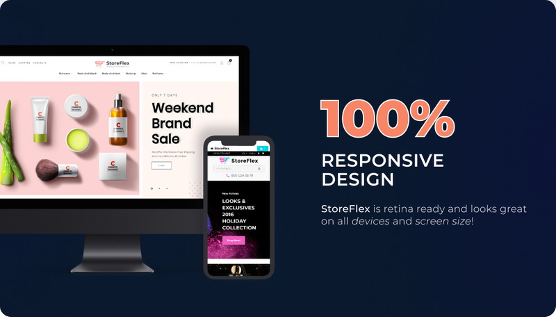 Responsive Multipurpose Template + RTL - StoreFlex OpenCart Theme